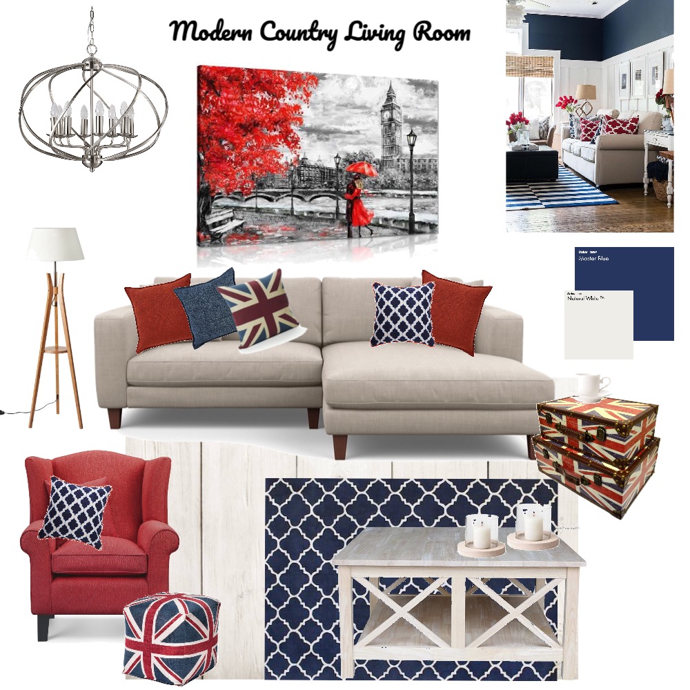 Modern Country Interior Design Mood Board by NV Creative Spaces - Style ...