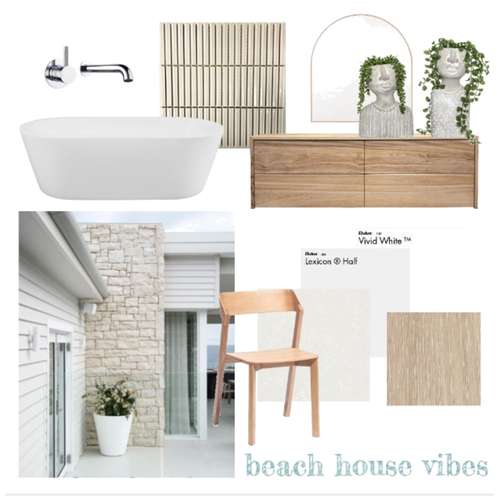 Beach House Vibes Interior Design Mood Board by Gazmic Design - Style ...