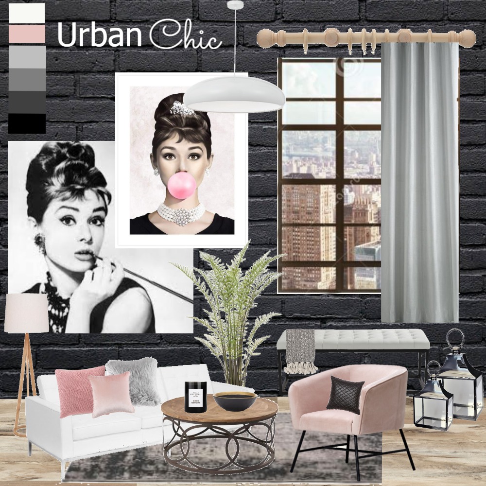Urban Chic MoodBoard Interior Design Mood Board by sibelemirali - Style ...