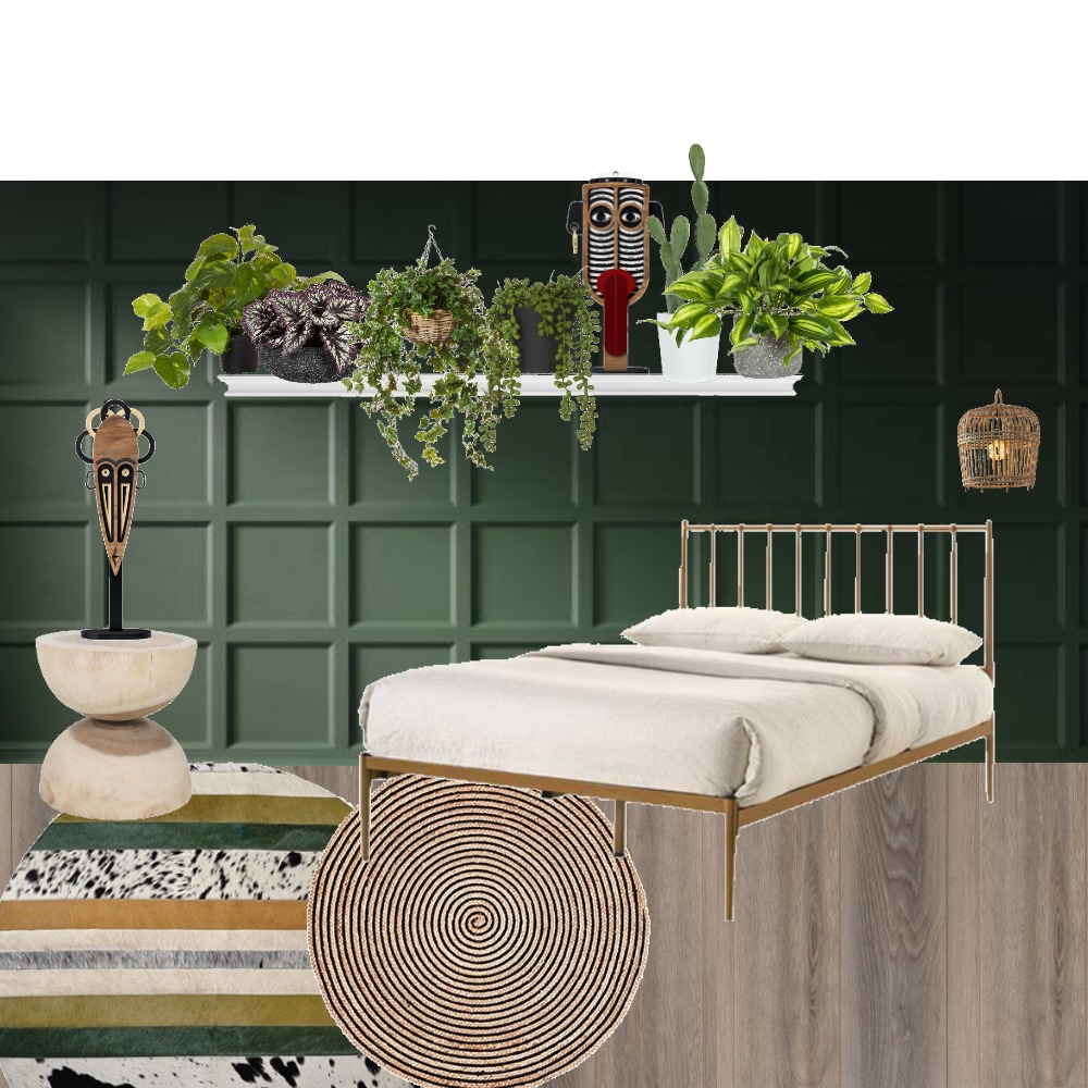 boho african jungle Interior Design Mood Board by Maayan Rauch Interior ...