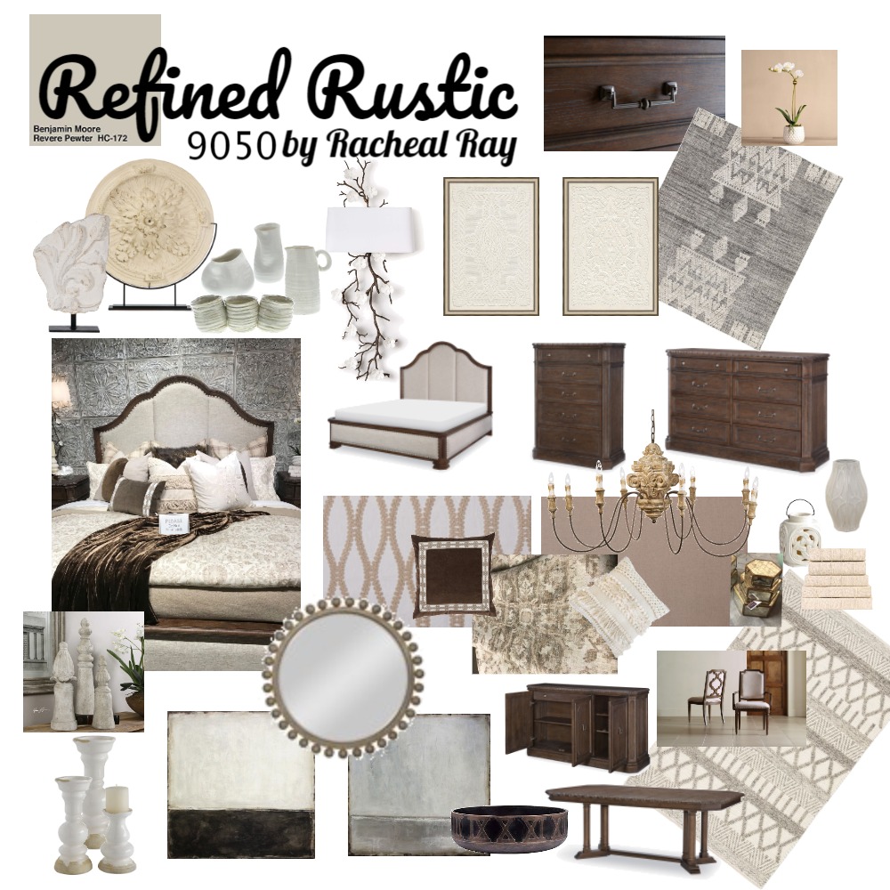 Refined Rustic Interior Design Mood Board by showroomdesigner2622 ...