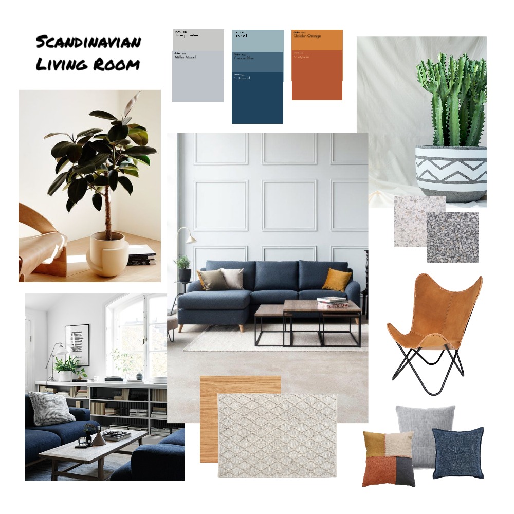 Scandinavian Living Room Interior Design Mood Board by Rickyso - Style ...