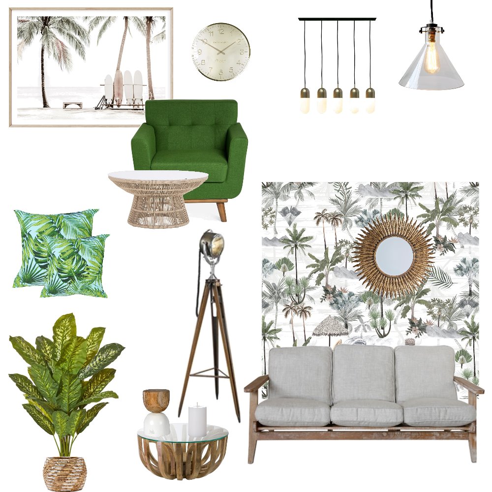 mood board hawai Interior Design Mood Board by cassandreadco - Style ...