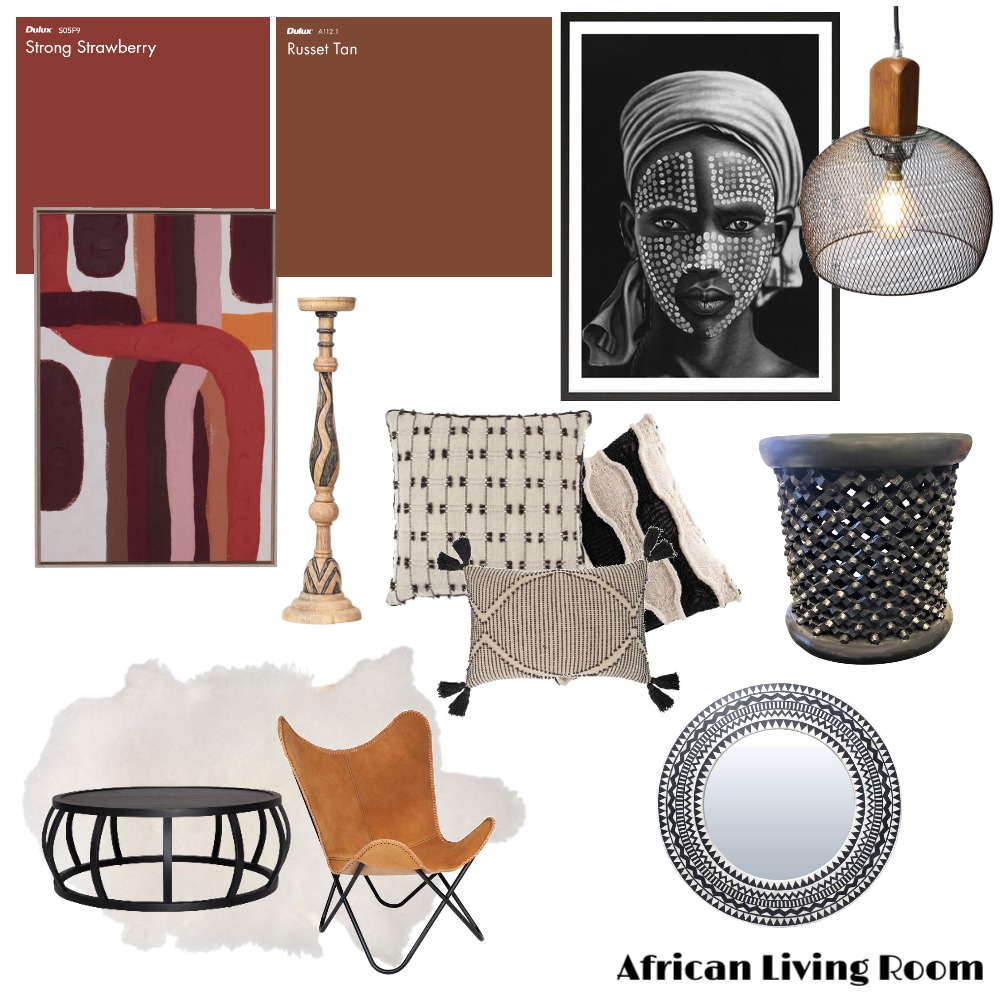 African Mood Board Interior Design Mood Board by annawalker - Style ...