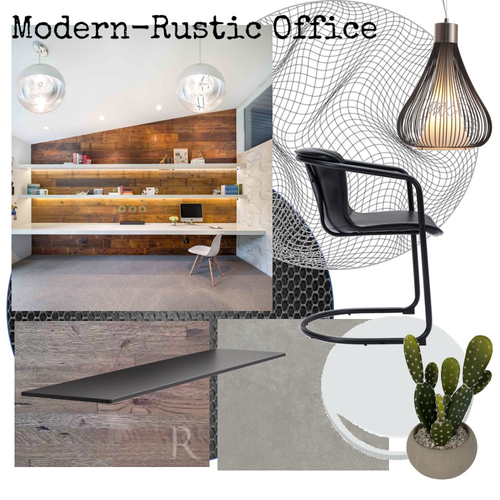 Modern Rustic Office Interior Design Mood Board by HeidiMM - Style ...