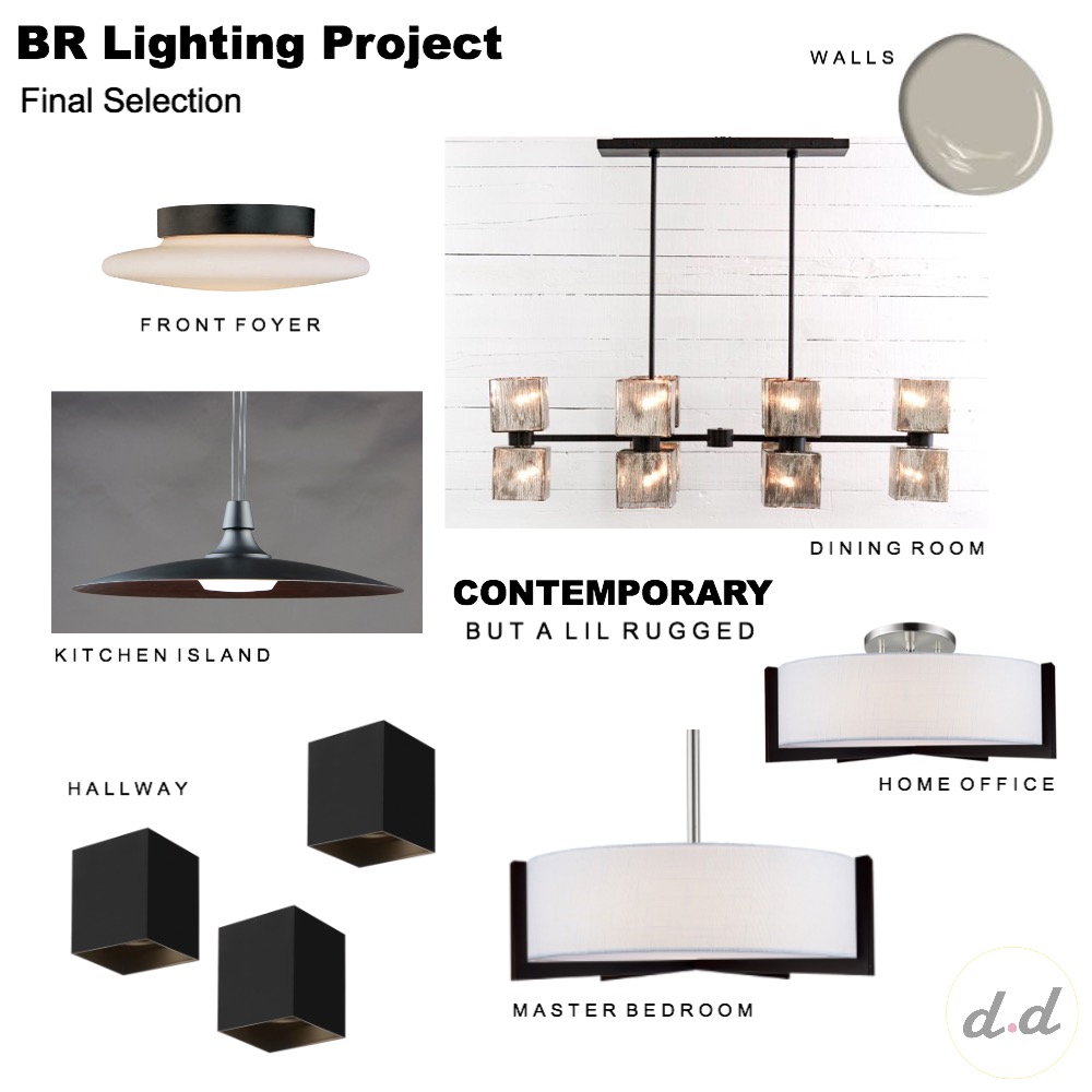 BR Lighting Project FINAL Interior Design Mood Board by dieci.design ...