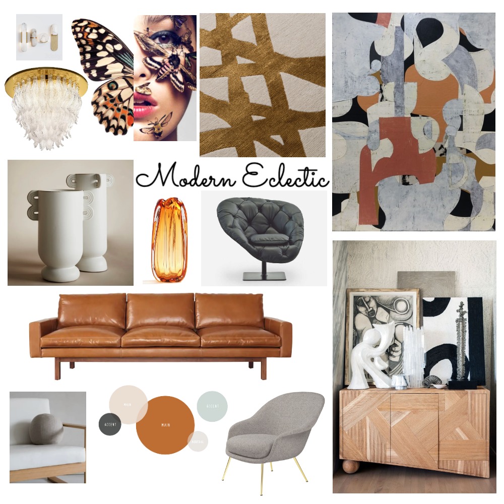 Modern Eclectic Interior Design Mood Board by d+d - Style Sourcebook