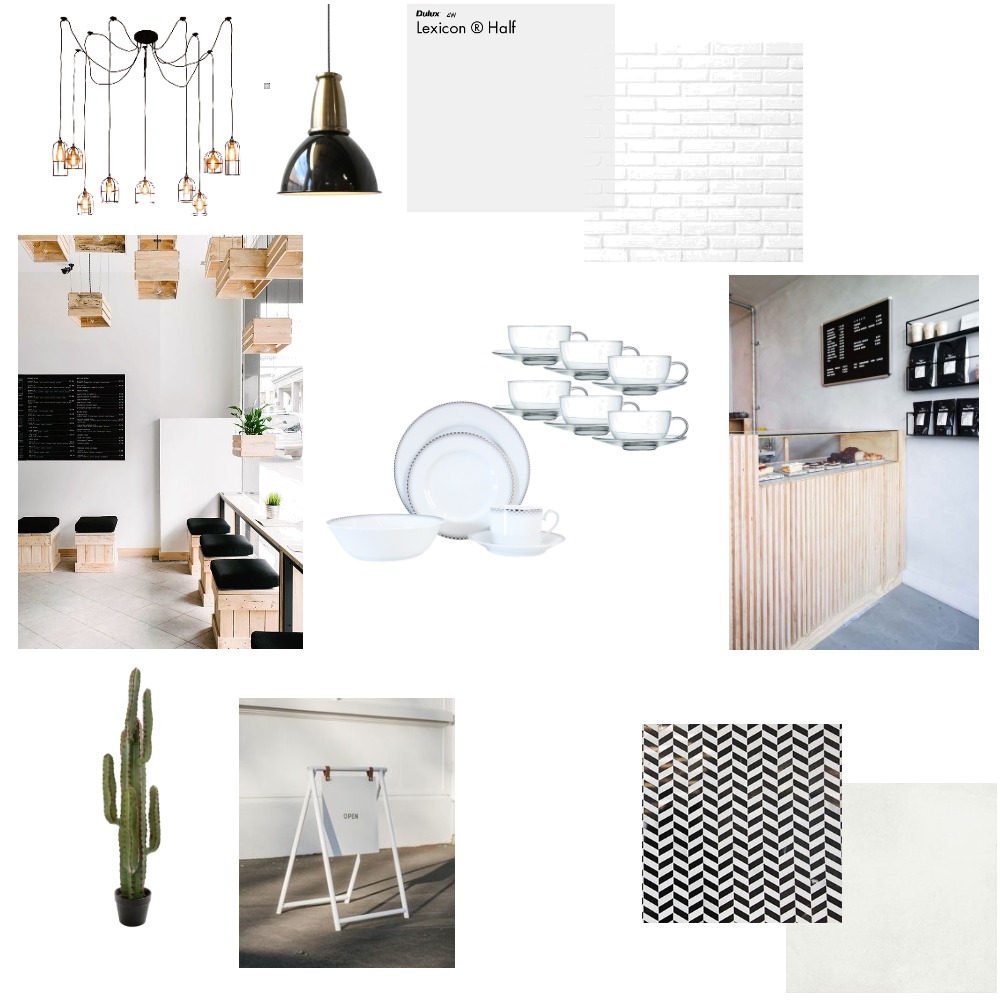 Cafe Interior Design Mood Board by Claudia Jane Brown - Style Sourcebook
