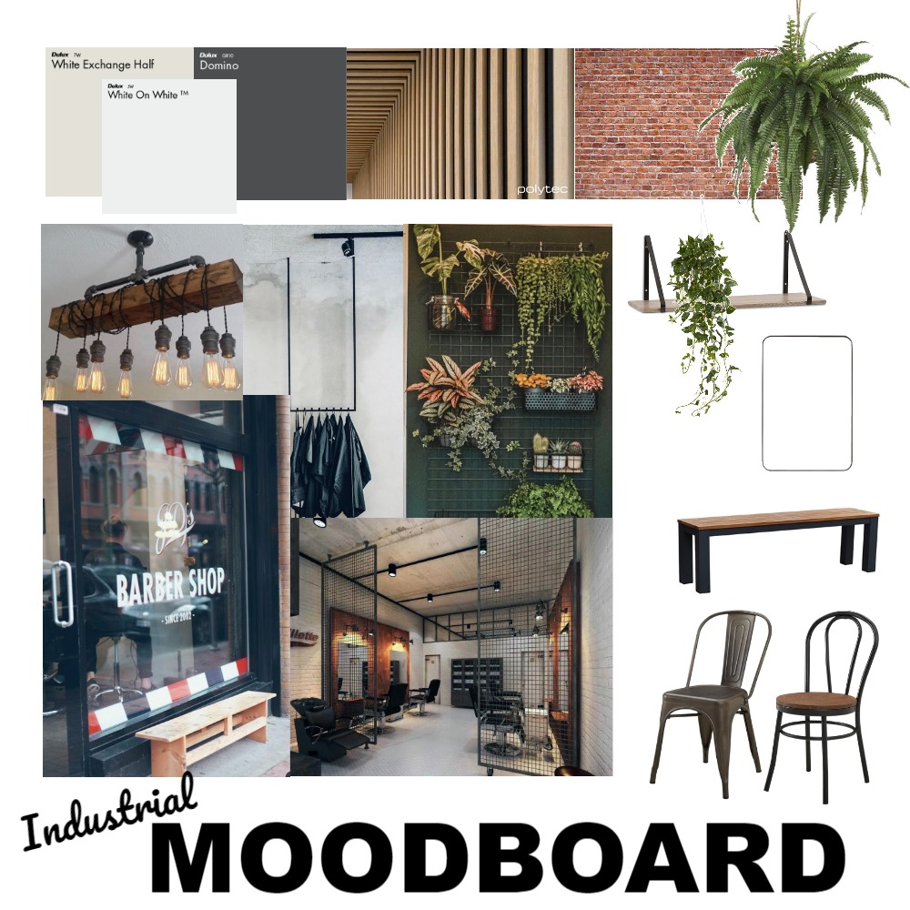 Laura's Barber Shop Interior Design Mood Board by isabellemathews ...