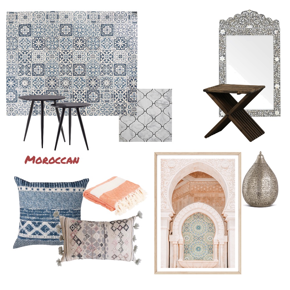Moroccan Interior Design Mood Board by kyliewoolen - Style Sourcebook