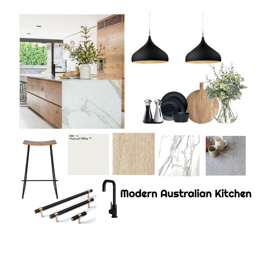 Modern Australian Kitchen Interior Design Mood Board by Designby_Sea ...