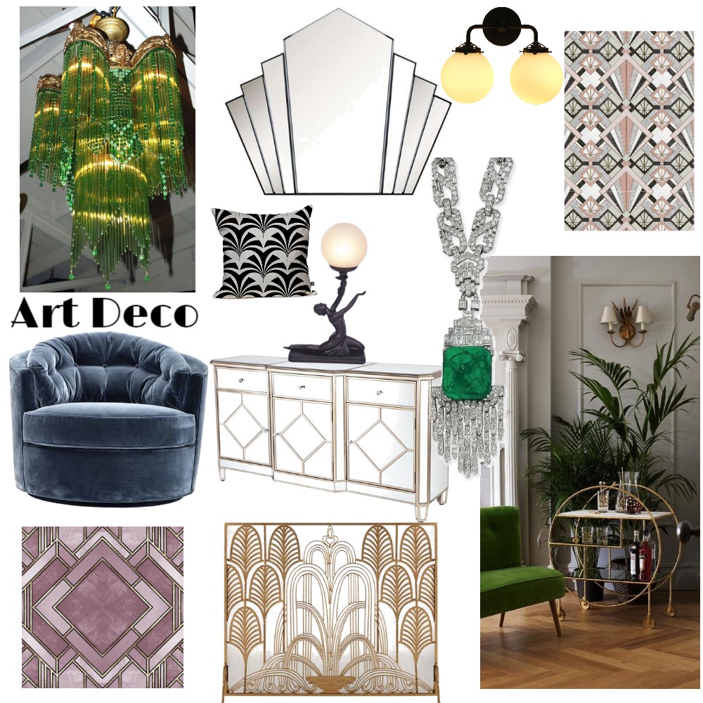ART DECO Interior Design Mood Board by AmeliaCooper - Style Sourcebook