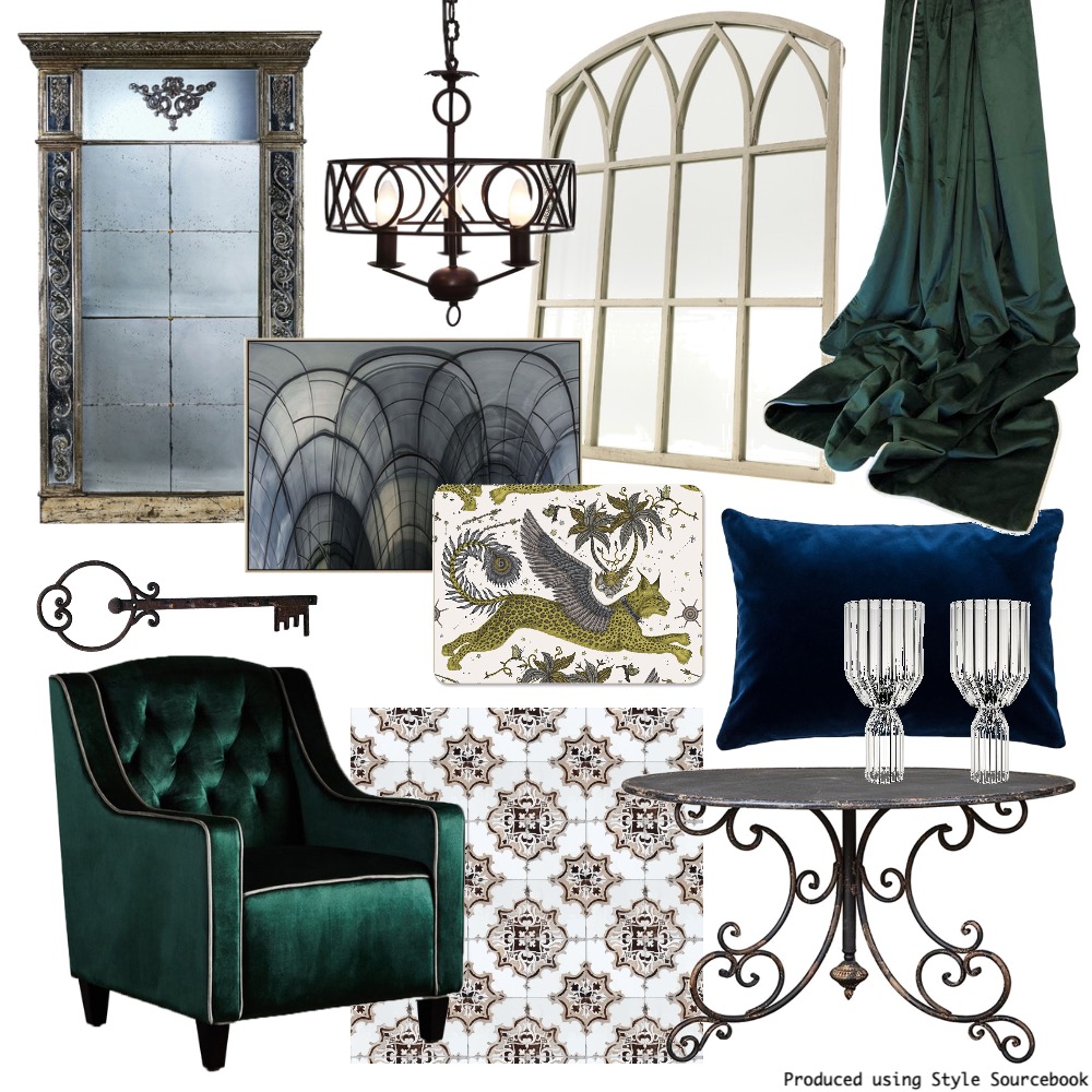 Gothic Interior Design Mood Board by charlotterosebrad - Style Sourcebook