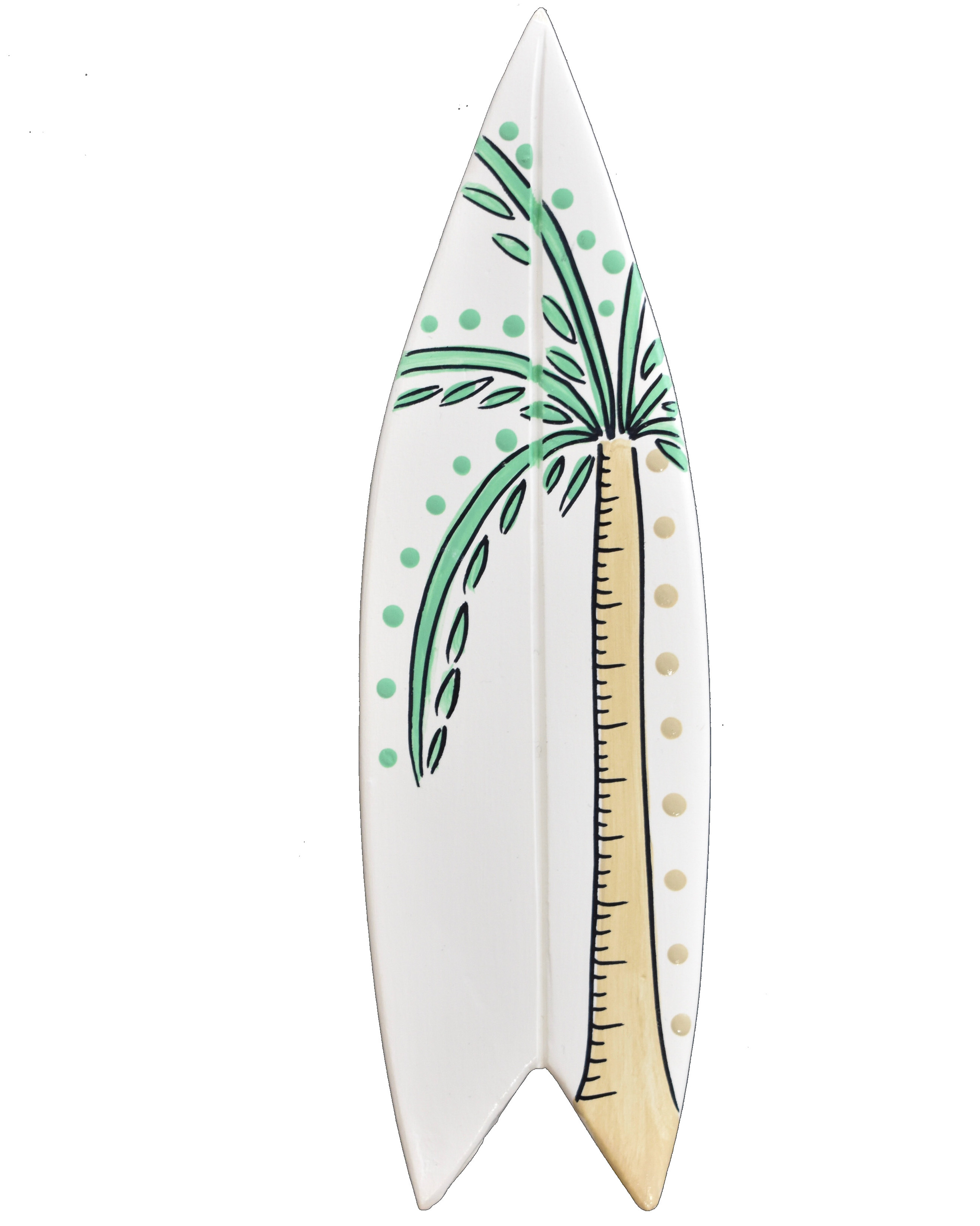 Summer Surfboard Wall Tile - Small Natural Palm by My Kind of Bliss ...