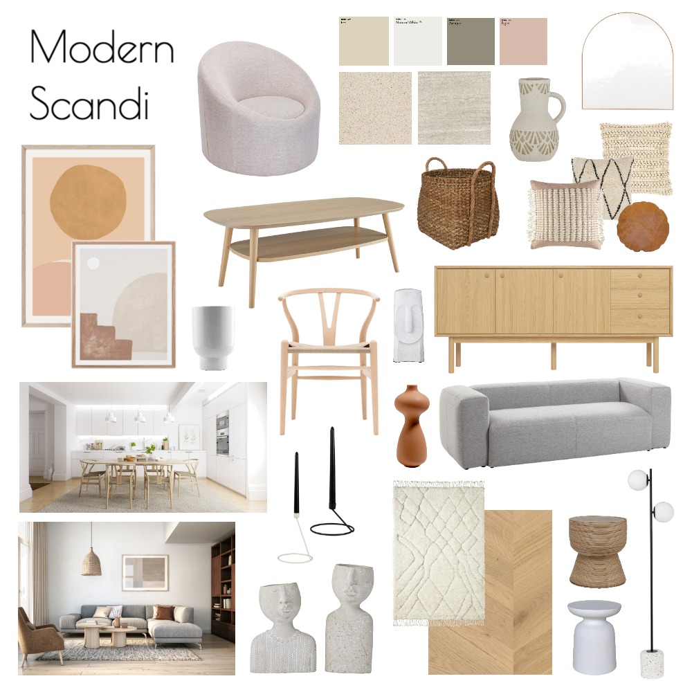 Modern Scandi Interior Design Mood Board by tom_schree - Style Sourcebook