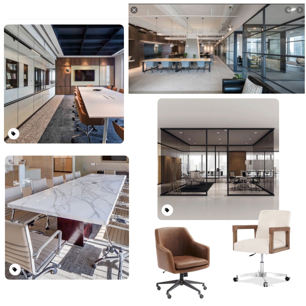Kang Conference Room Interior Design Mood Board by Payton - Style ...