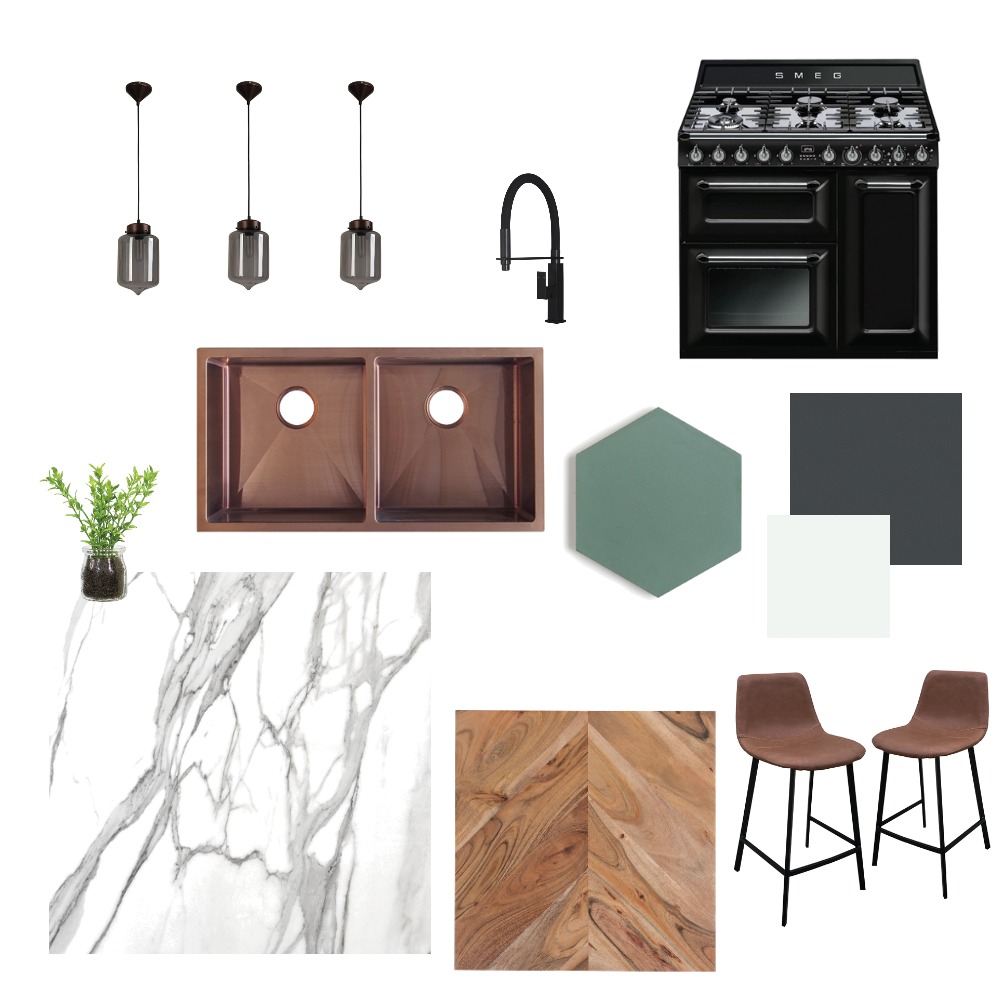 Kitchen - Dark and Moody Interior Design Mood Board by Laura Cameron ...