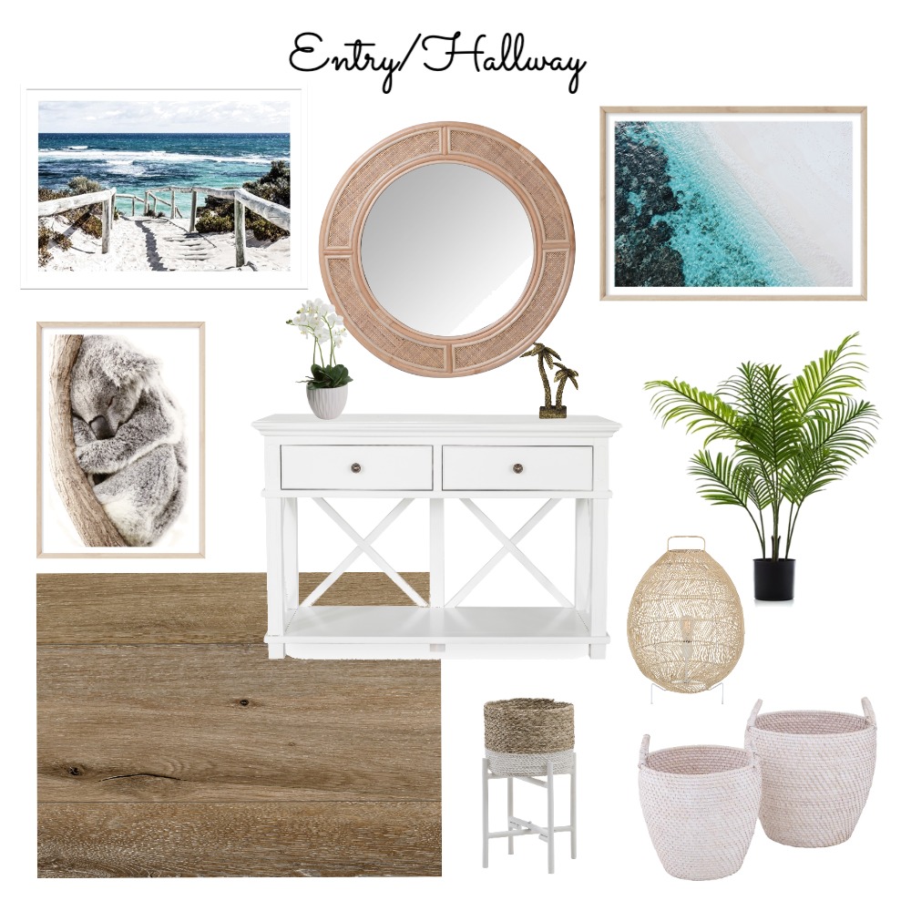 Hamptons Hallway and Entry Interior Design Mood Board by ...