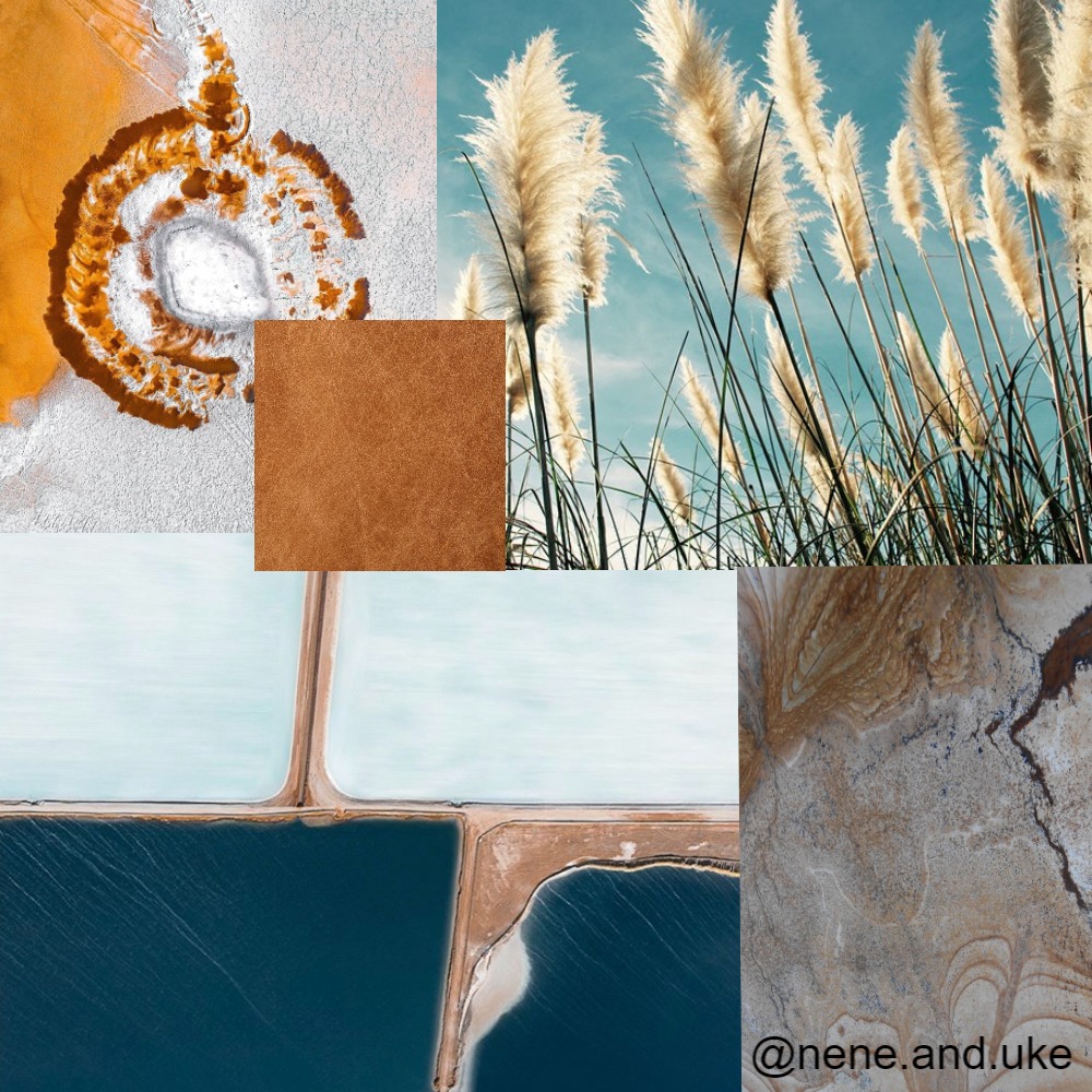 Blue Sandstorm Interior Design Mood Board by nene&uke - Style Sourcebook