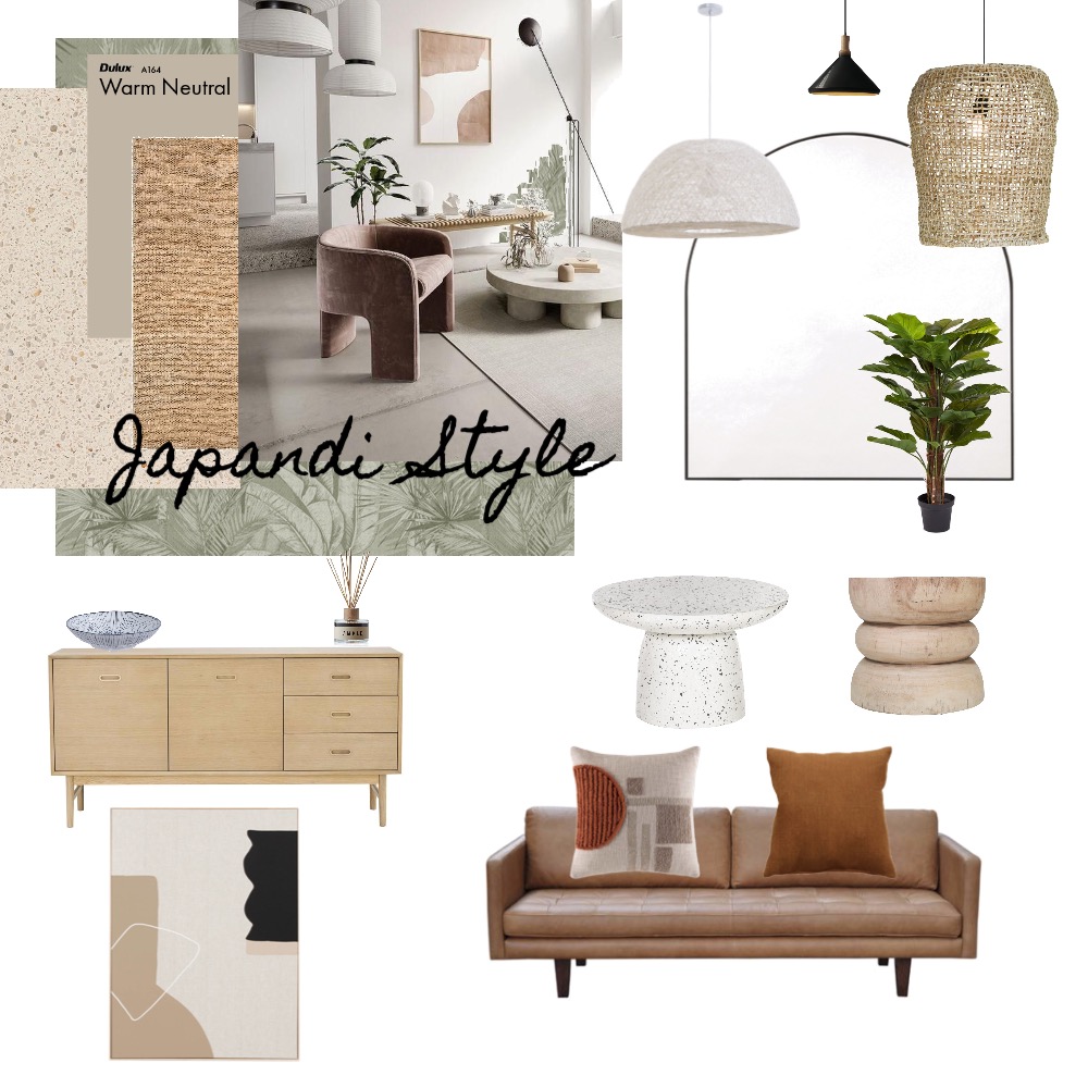 Japandi Interior Design Mood Board by ktsin2710 - Style Sourcebook