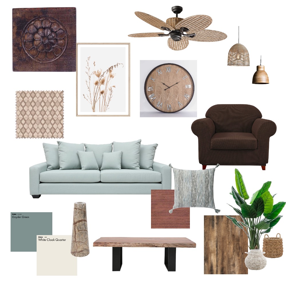 Rustic Interior Design Mood Board by Oak Hill Interiors - Style Sourcebook