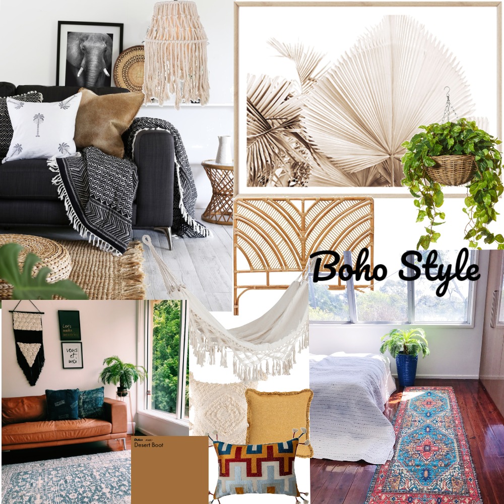 Boho style Interior Design Mood Board by NikkiM - Style Sourcebook