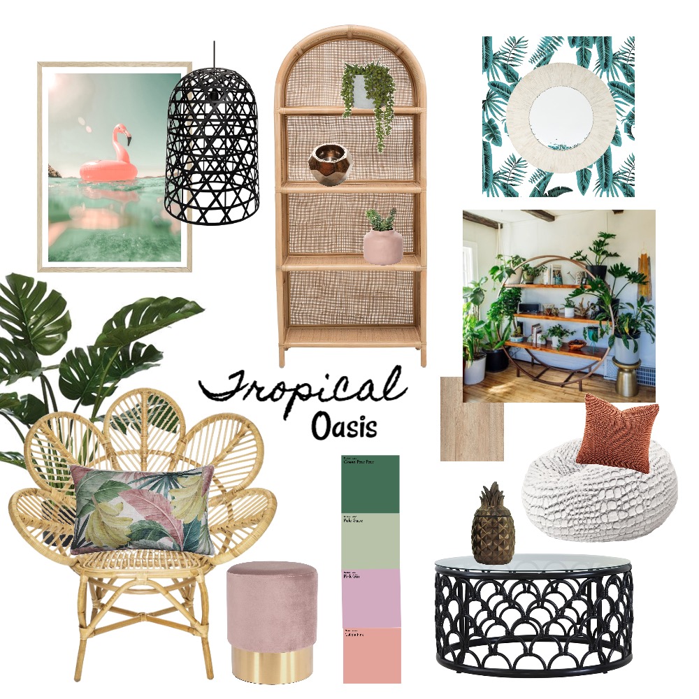 Tropical mood board Interior Design Mood Board by Nicola | Style Sourcebook