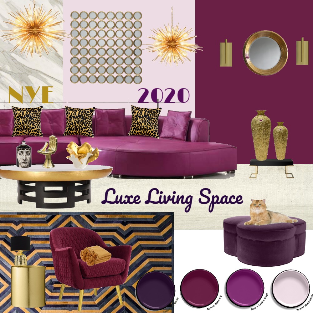 WELCOME 2020 NYE Party Interior Design Mood Board by G3ishadesign ...