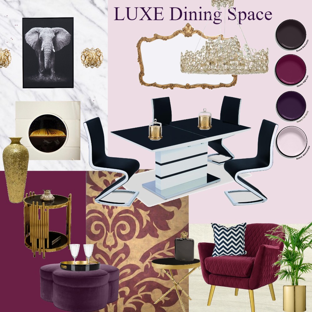 WELCOME 2020 NYE PARTY Dining table Interior Design Mood Board by ...