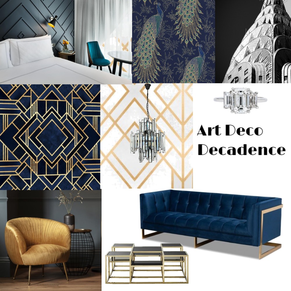 Art Deco Mood Board Interior Design Mood Board by Life from Stone ...