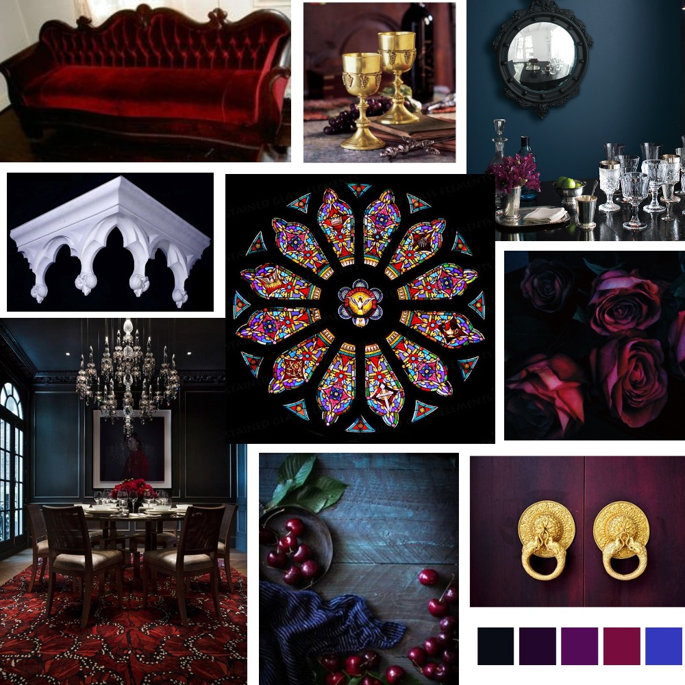 Gothic Mood Board Interior Design Mood Board by jsheaffe@andersens.com ...