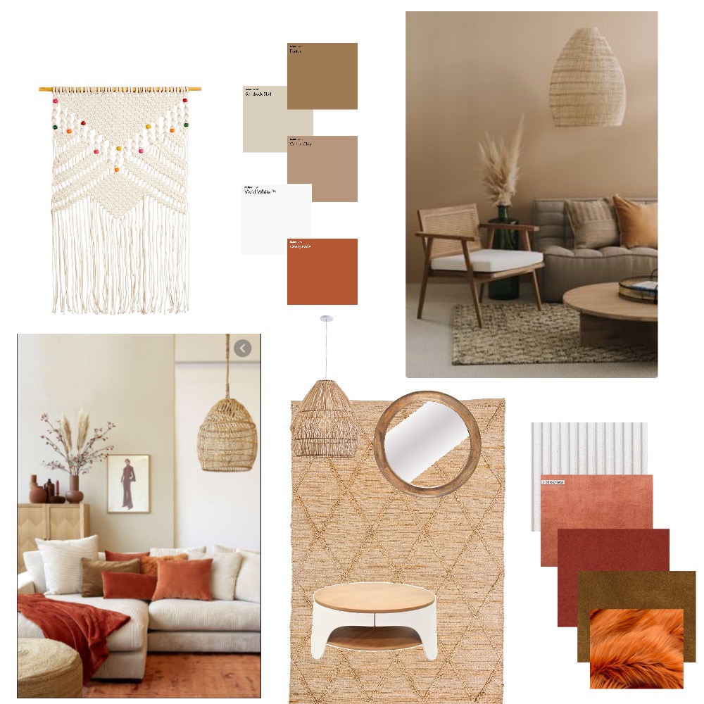 Modern Boho Living Room Interior Design Mood Board by llopez26 - Style ...