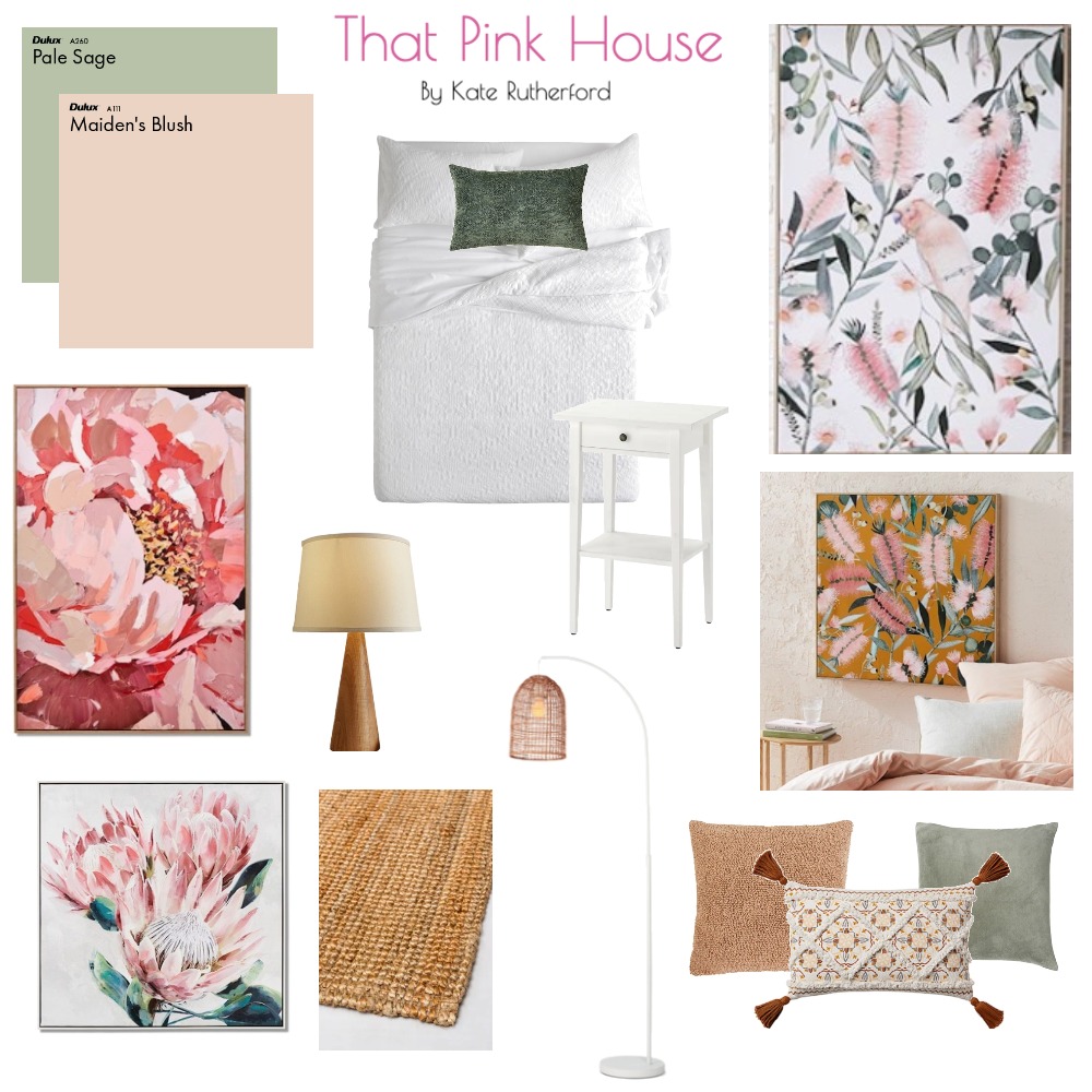 That Pink House Interior Design Mood Board by katerutherford - Style ...
