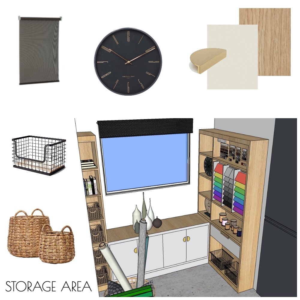 STORAGE AREA Interior Design Mood Board by KristieNorton - Style Sourcebook