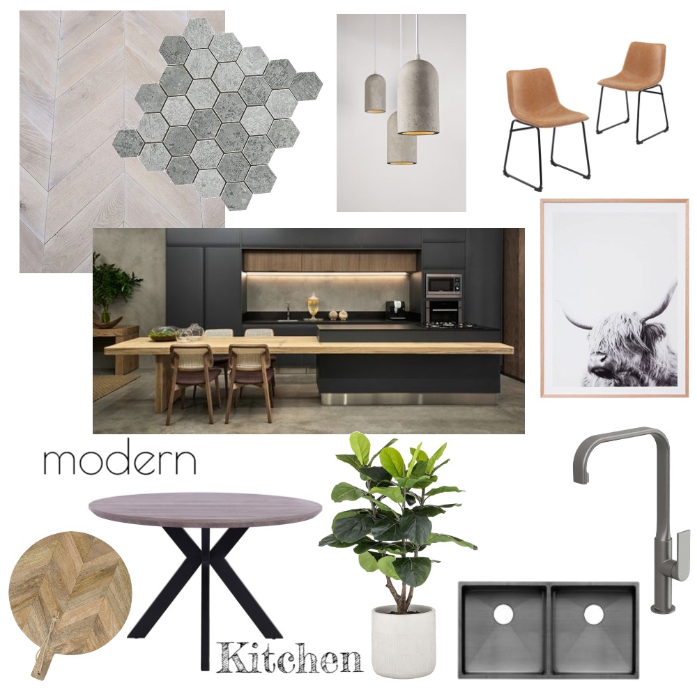 modern kitchen Interior Design Mood Board by brookie | Style Sourcebook