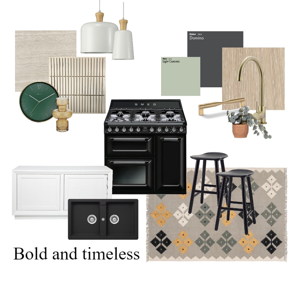 Bold & Timeless Kitchen Interior Design Mood Board by taketwointeriors ...