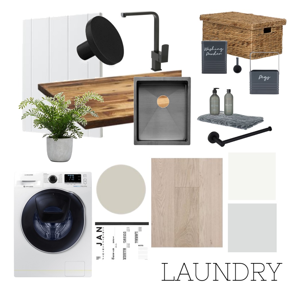 Laundry Interior Design Mood Board by CharlotteC - Style Sourcebook