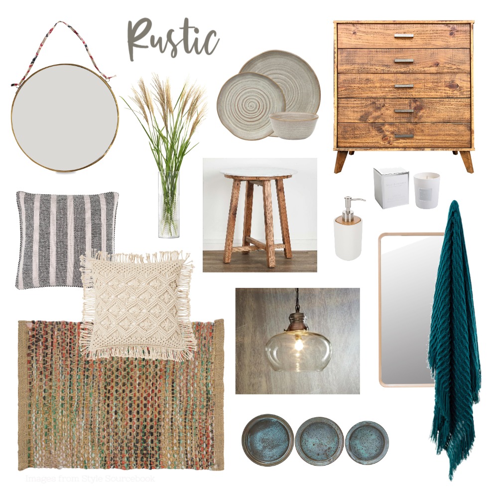 Rustic Inspiration Interior Design Mood Board by Bella Living - Style ...