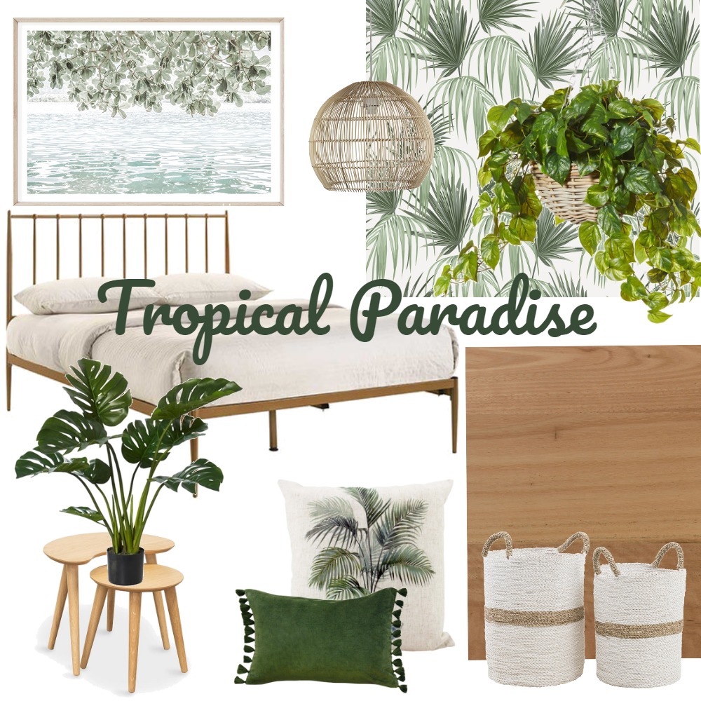 Tropical Paradise Interior Design Mood Board by ns100s - Style Sourcebook
