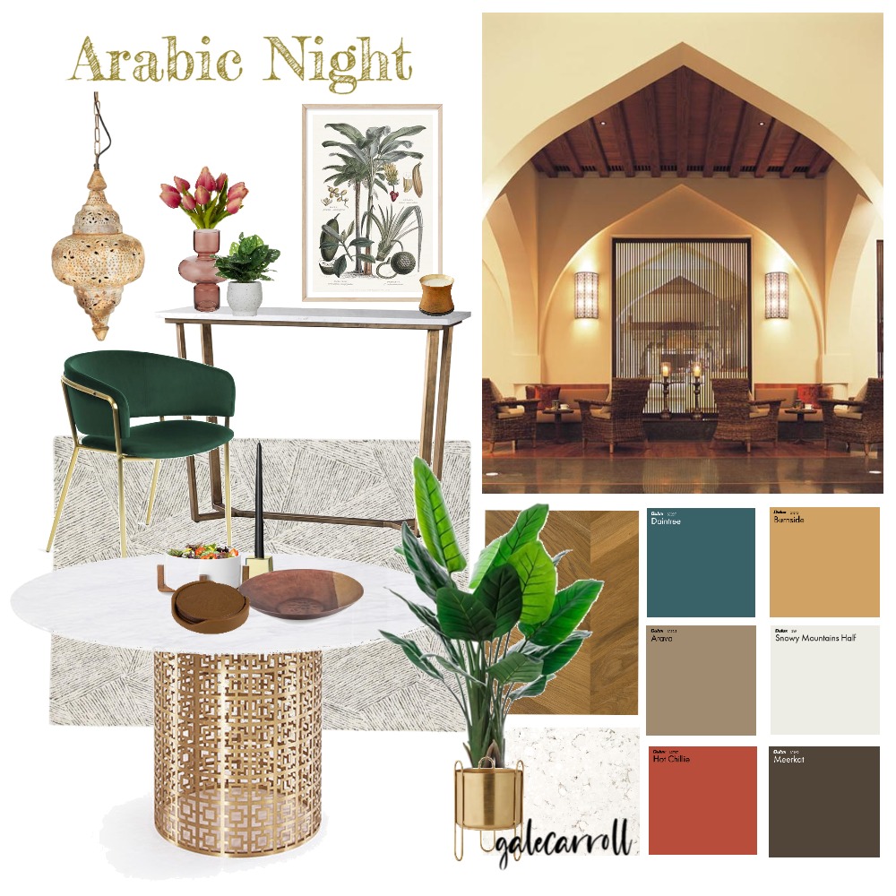 Arabic Night - Colour Trend 2021 Interior Design Mood Board by Gale ...