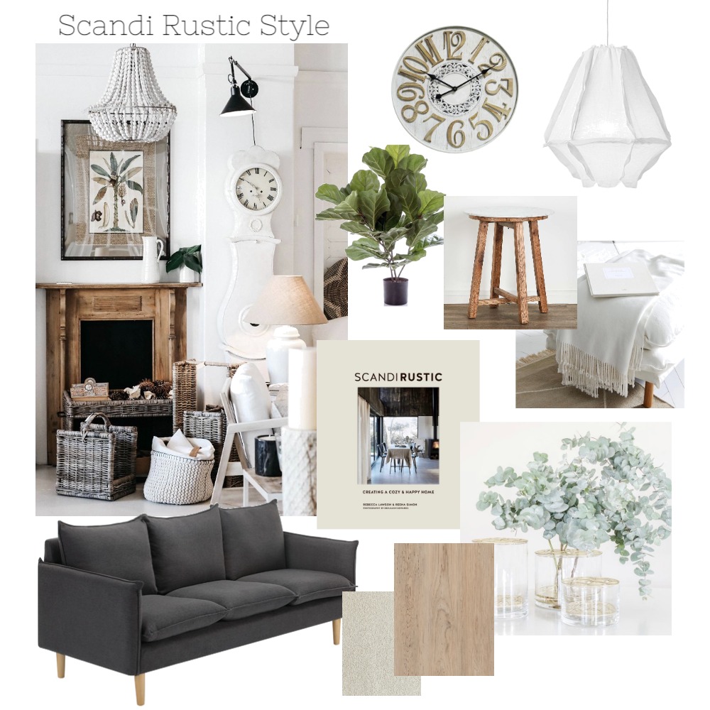 Rustic Scandi Interior Design Mood Board by Orana Designs - Styles by ...