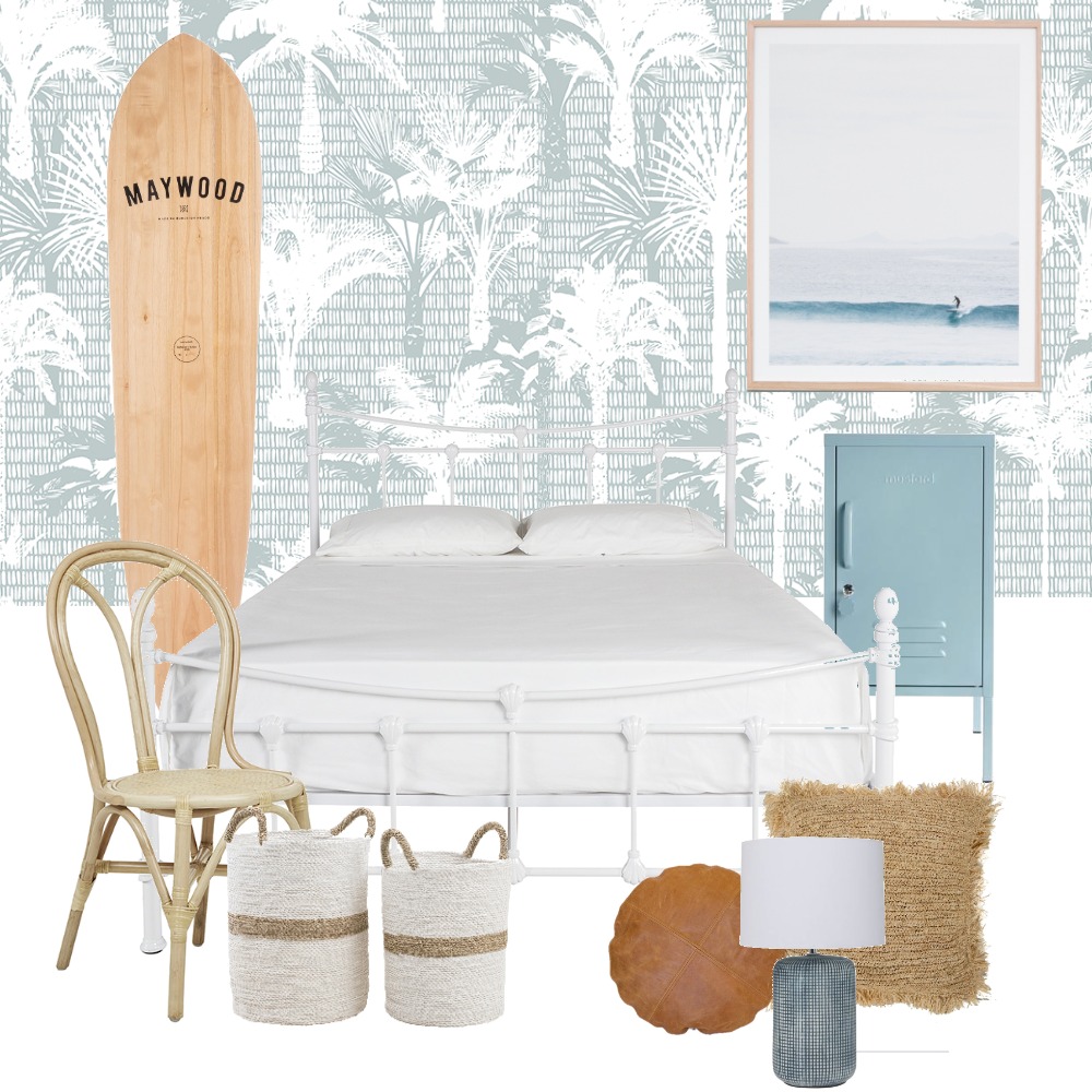 Tropical surf club Interior Design Mood Board by taketwointeriors ...