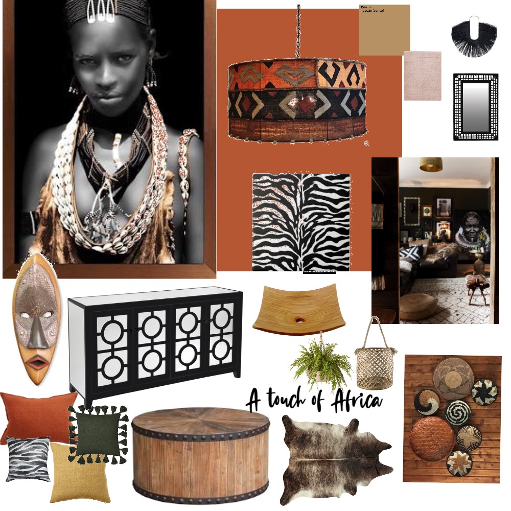 African Mood Board Interior Design Mood Board by Margie Ferguson ...