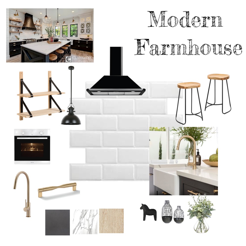 Modern Farmhouse Interior Design Mood Board by Lauren Johnston - Style ...