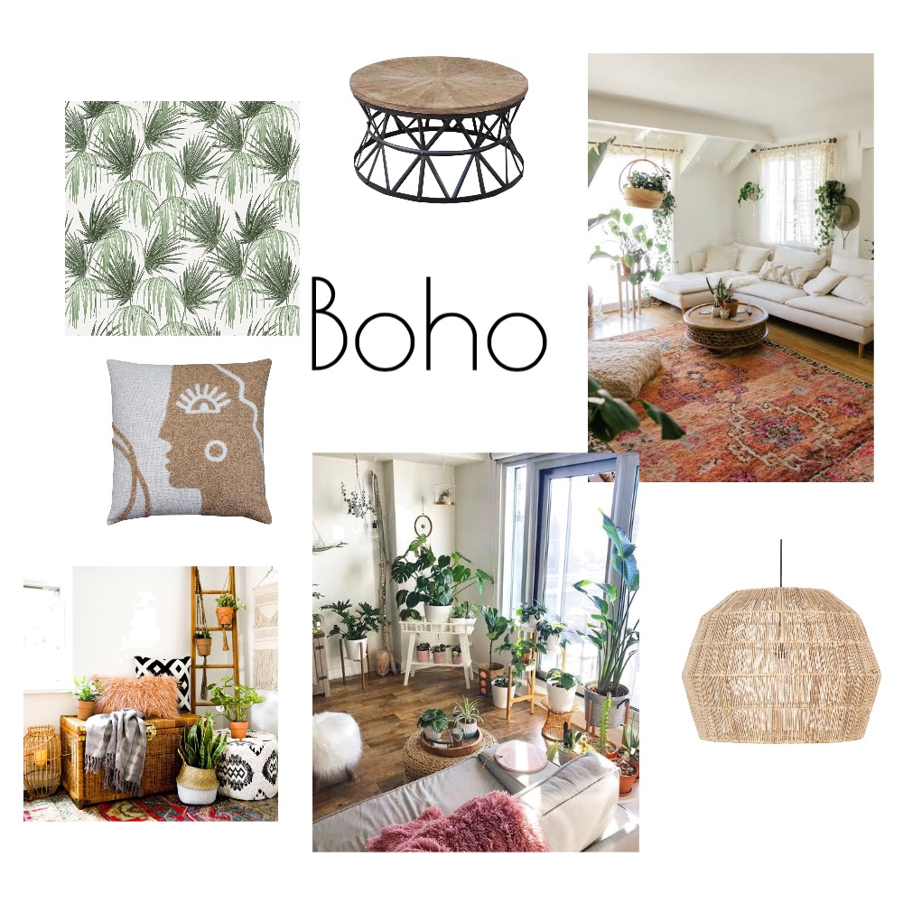 Boho Board Interior Design Mood Board by MT - Style Sourcebook