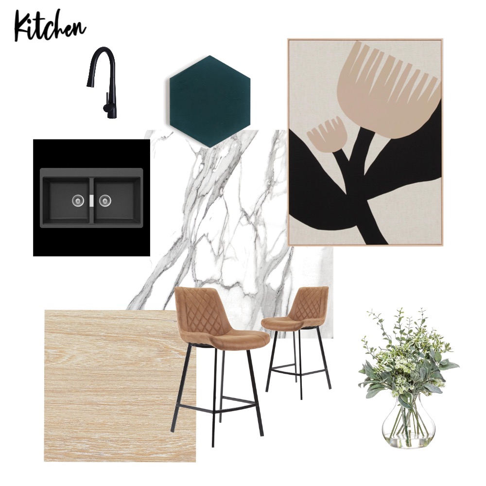 Kitchen complementary colours Interior Design Mood Board by Desire ...