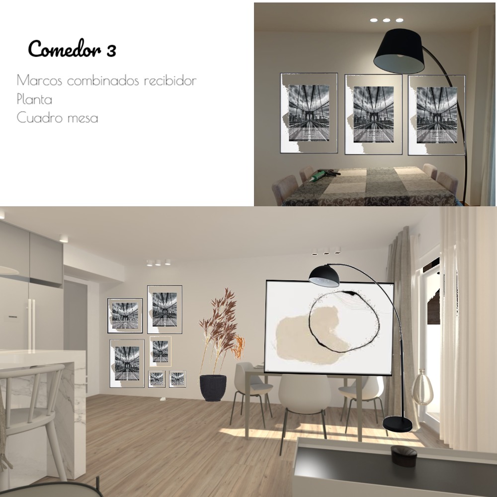 Comedor Cuadros y planta 2 Interior Design Mood Board by mamen - Style ...
