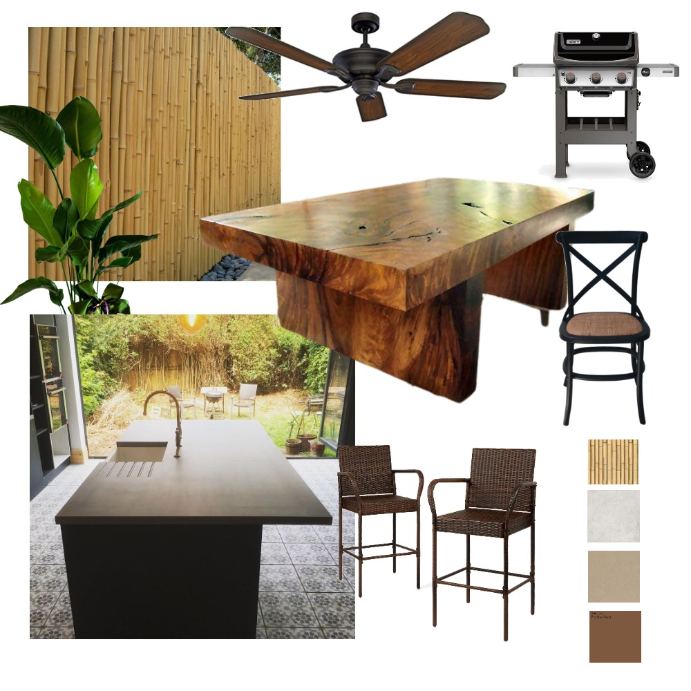 Tropical BBQ Area Interior Design Mood Board by Gia123 - Style Sourcebook
