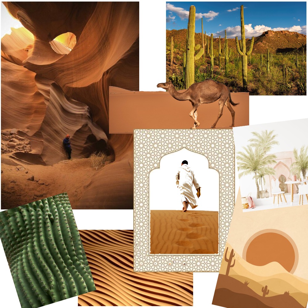 Desert mood board Interior Design Mood Board by liorda - Style Sourcebook