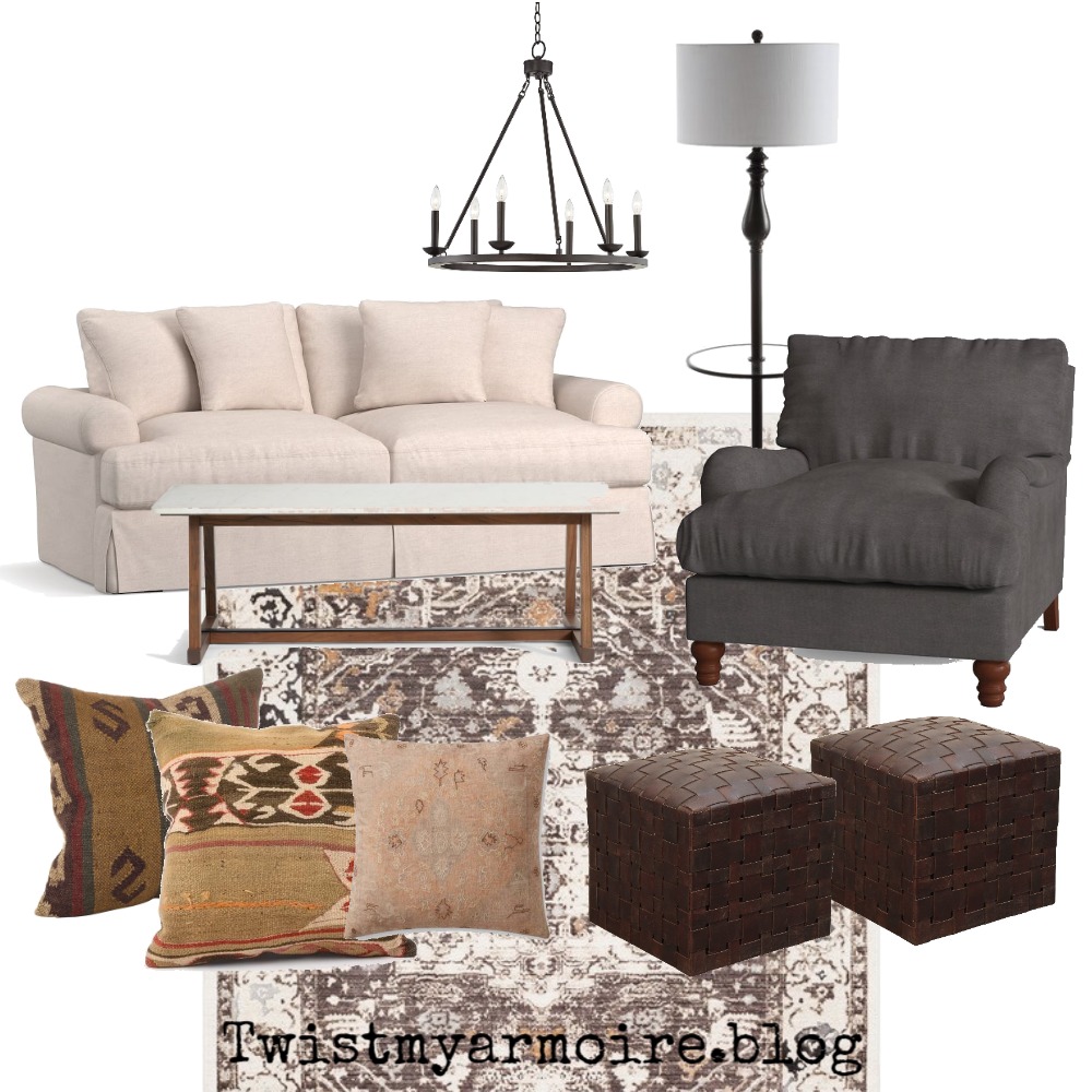 leather cubes Interior Design Mood Board by Twist My Armoire - Style ...